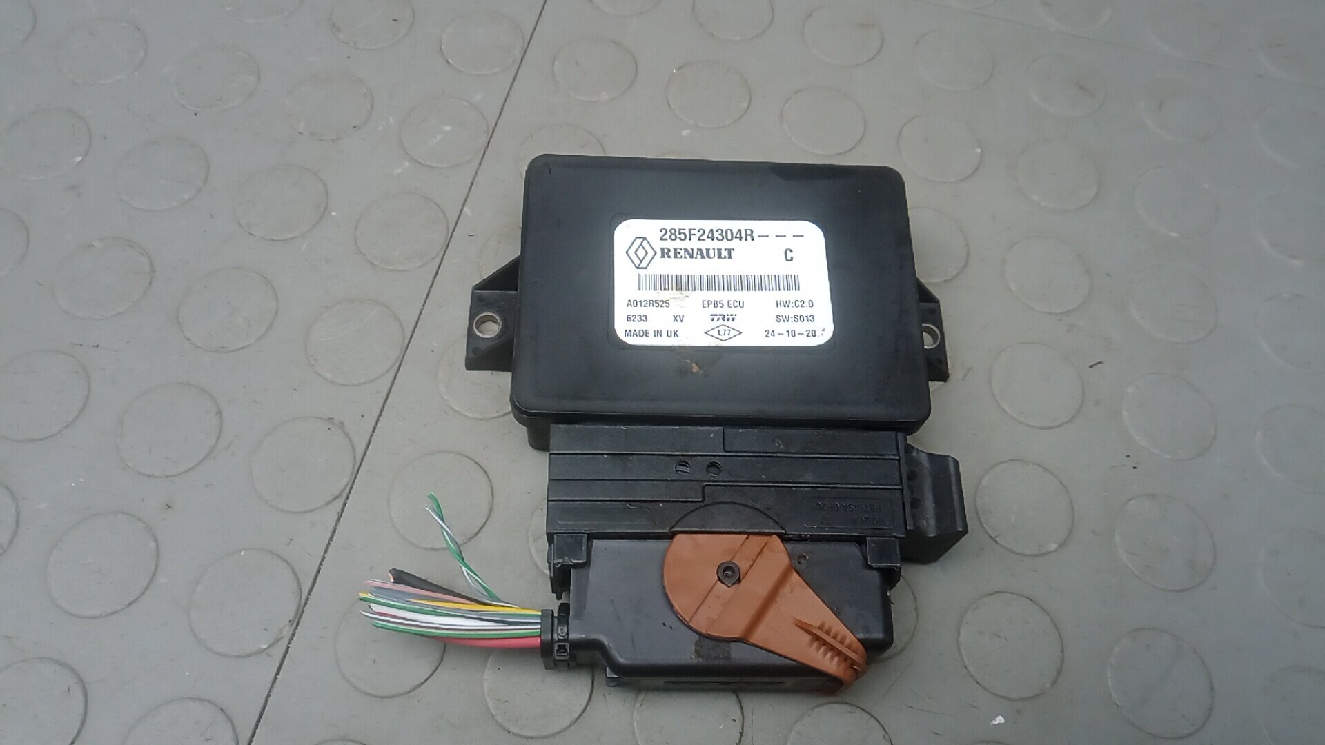 Блок управления ручника (стояночного тормоза) RENAULT KADJAR 1, Номер 285f24304r