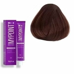 TEFIA Mypoint Краска-гель для волос тон в тон 5.4 Светлый брюнет медный 60мл