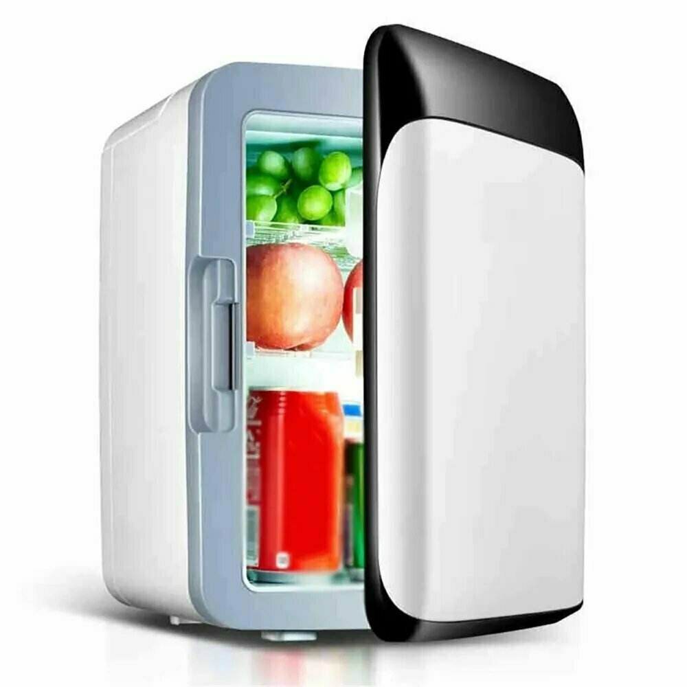 Холодильник Deerma Мини-холодильники для дома и автомобиля, белый