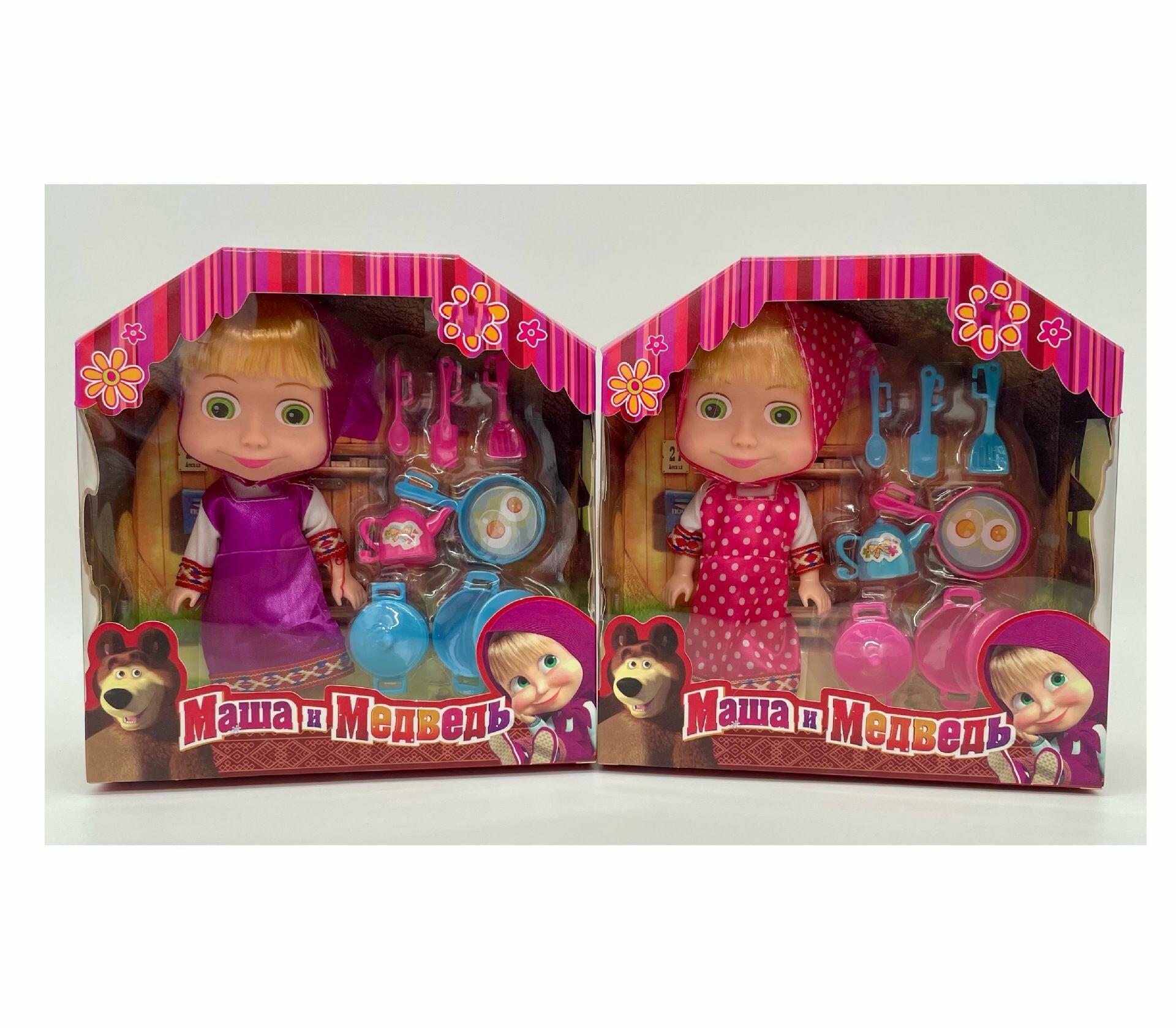 Набор Подарочный Маша И Медведь 6,5 Дюймов В Подарочной Упаковке