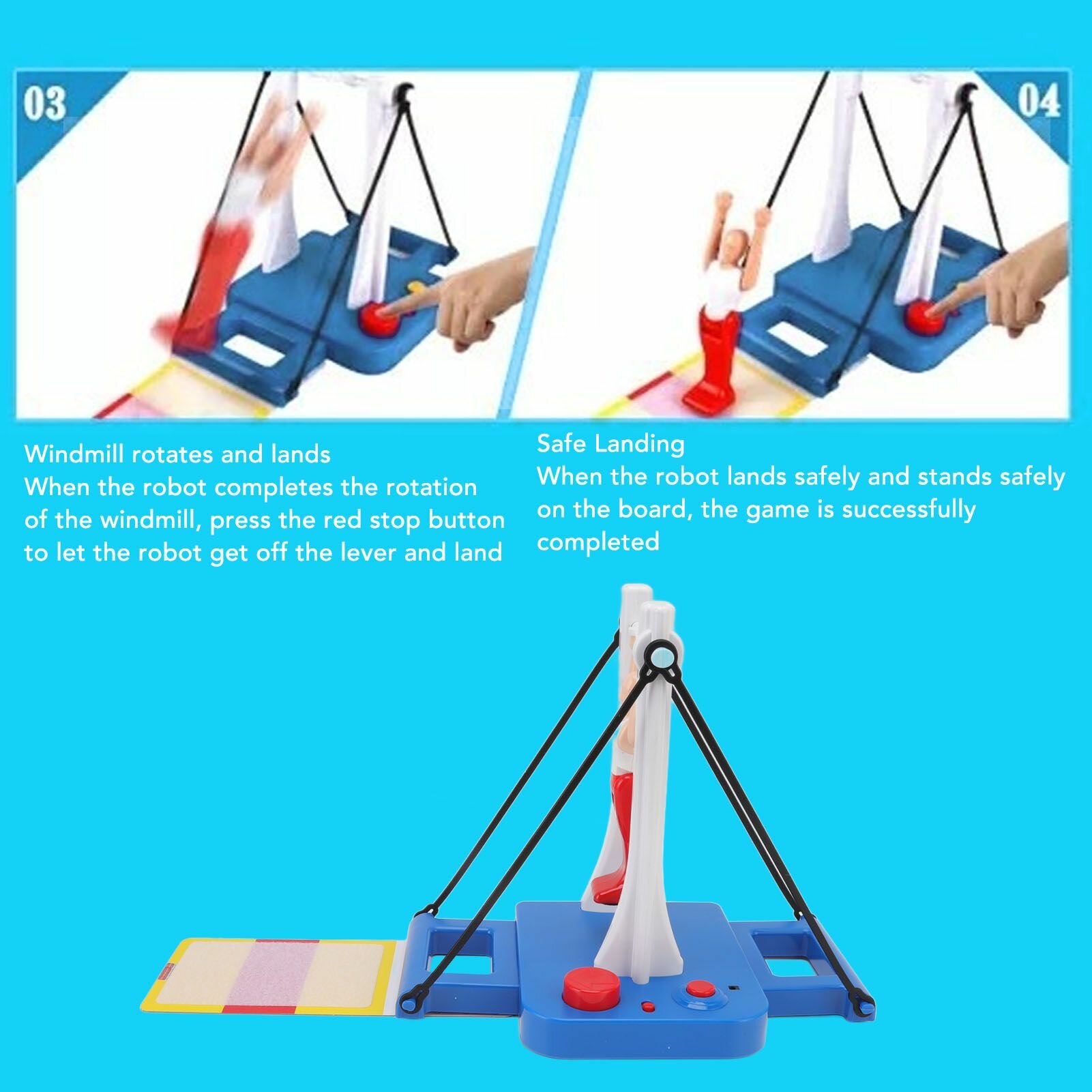 Настольная игра "Гимнастика", развивающая, спортивная, пластик