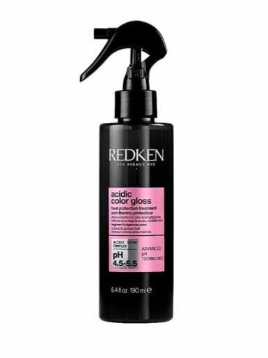 Redken Acidic Color Gloss Heat Protectant Treatment - Несмываемый спрей с термозащитой для ухода за окрашенными волосами 190 мл