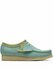 Лоферы Clarks Wallabee Blue/Green, размер 10