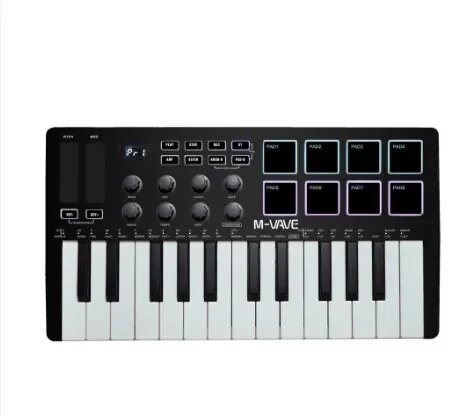 M-VAVE SMK-25 MIDI-клавиатура, Черный — отзывы покупателей