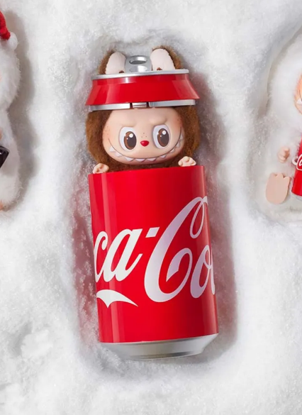 Лабубу игрушка в банке колы/Коллекционная фигурка монстр/Сюрприз бокс