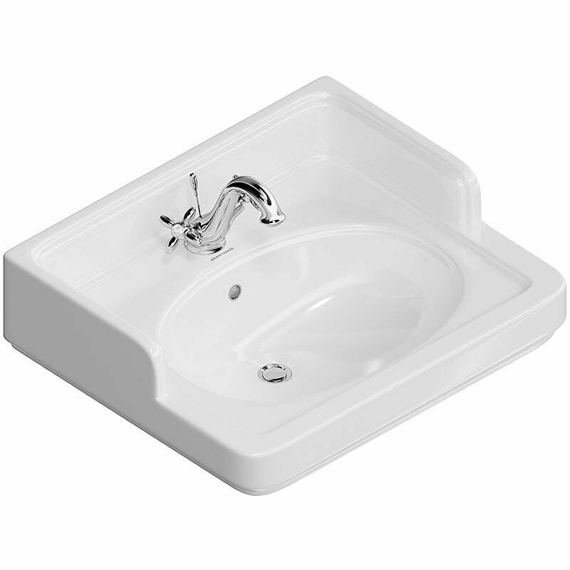 Раковина Pompei 60 PO. wb.60 Белая глянцевая, современный стиль