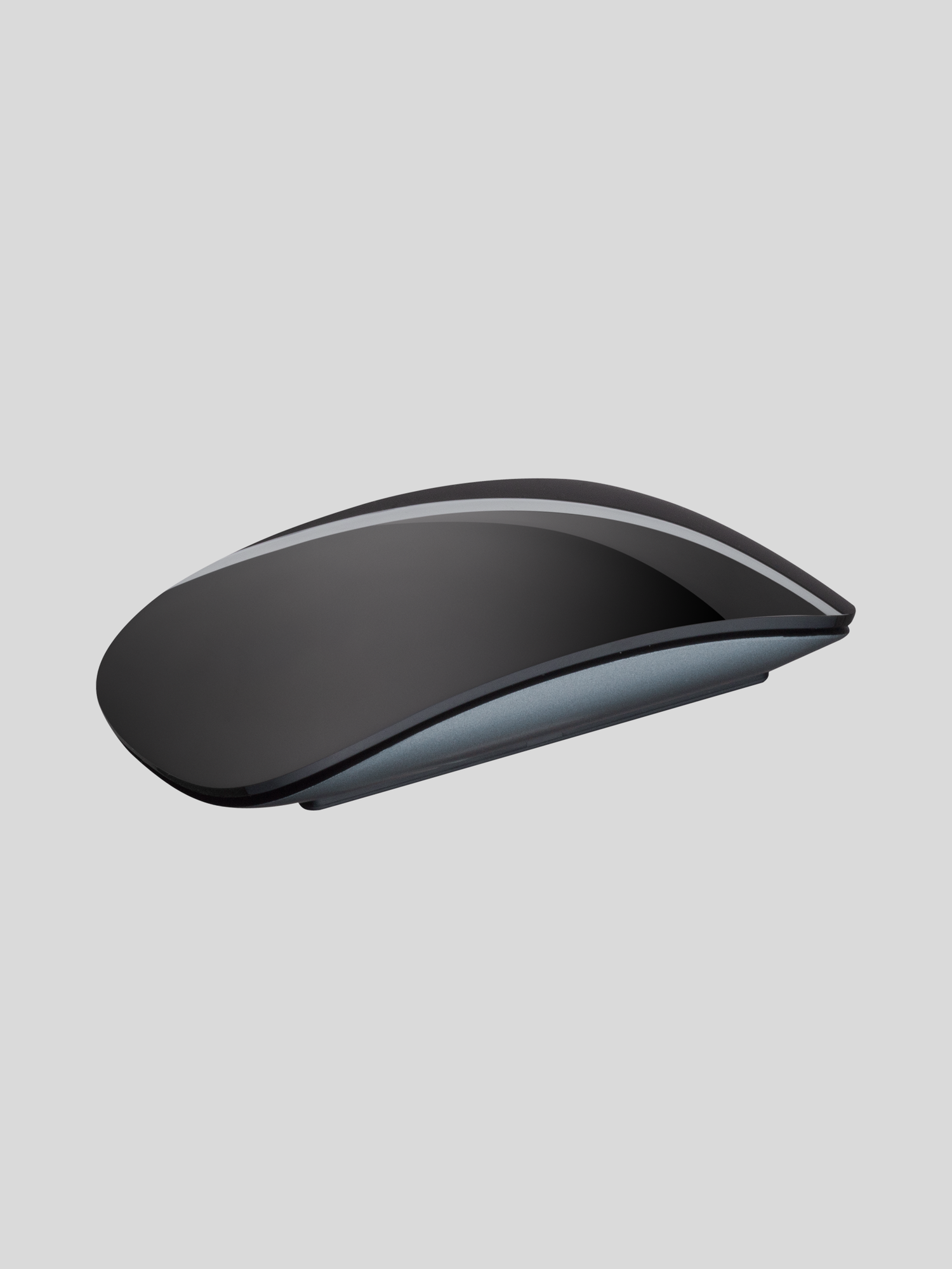 Мышь беспроводная Air Mouse для ноутбука / компьютера MAC, Windows, алюминий, черный, сенсорная, 71108 Deppa