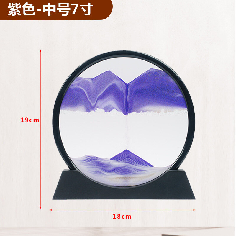 Зыбучие пески, украшения, креативное 3D искусство, стекло, жидкие украшения, зыбучие пески, динамичные украшения для гостиной, подарки, трехмерные