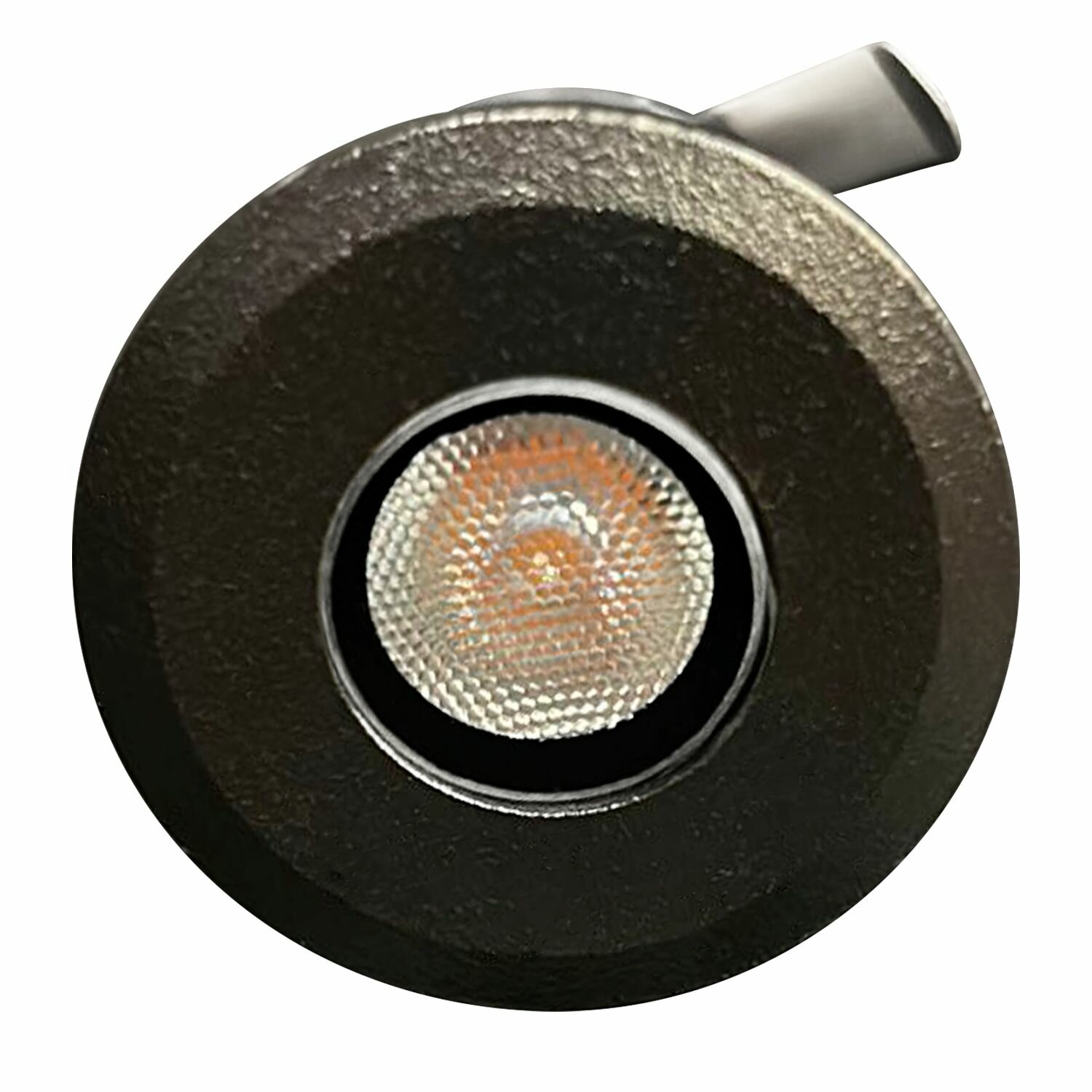 Точечный светильник для бани, сауны и хамама - цвет черный d-42