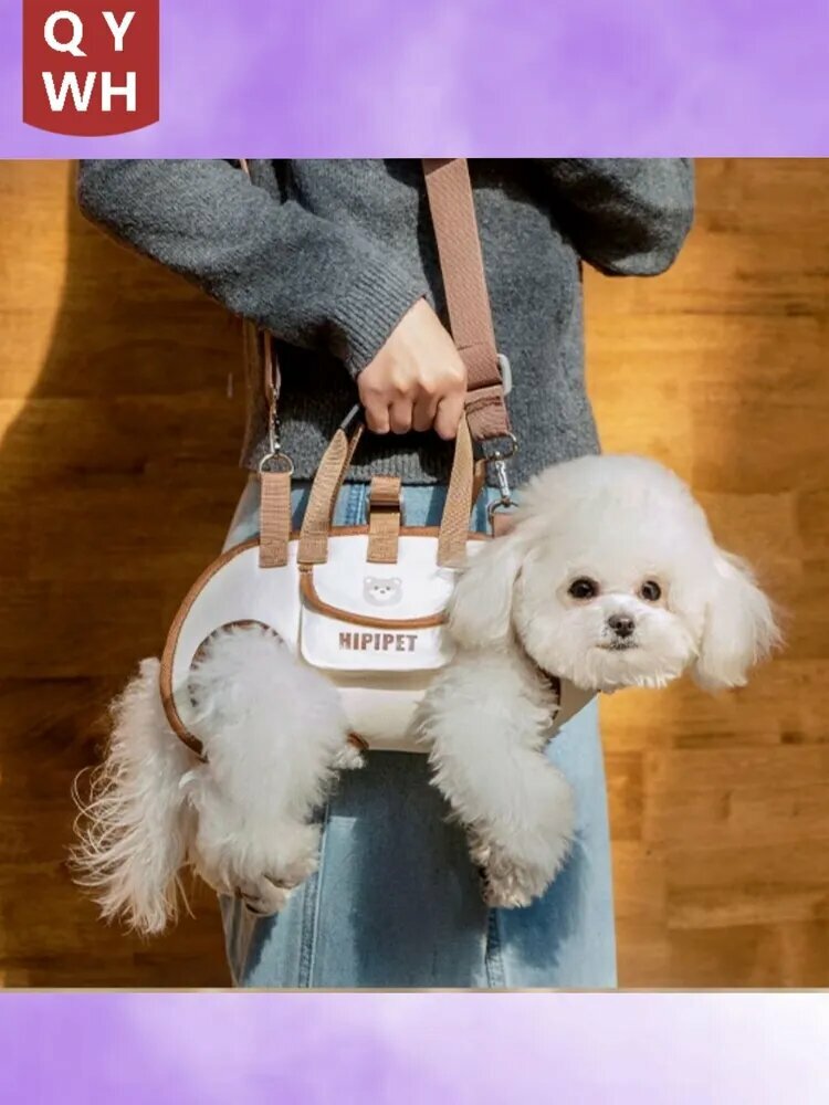 Переноска рюкзак для собак мелких и средних пород и кошек , слинг для животных , переноска для собак рюкзак(сумка - кенгуру), S