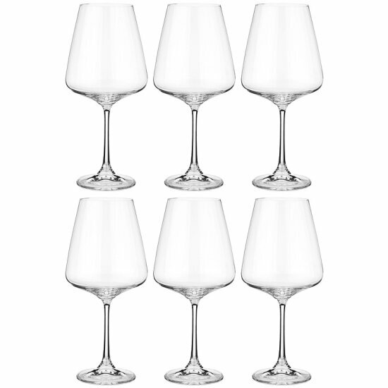 Набор бокалов для вина Crystal Bohemia "naomi/corvus" из 6 шт. 360 мл. KD