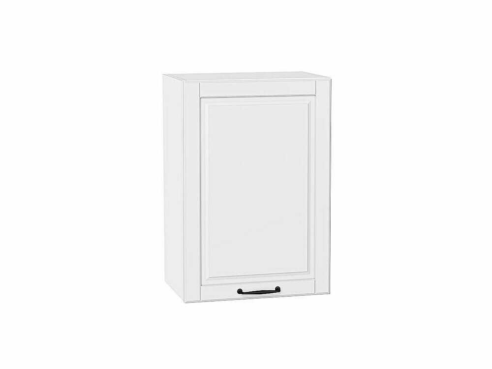 VVT Шкаф верхний с 1-ой дверцей Дублин Белый, Special White, 720, 500 В*Ш*Г 716*500*318, фасад МДФ Special White, корпус Белый Special White