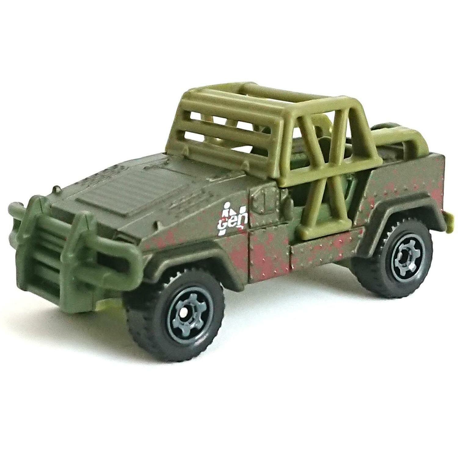Машинка Matchbox Jurassic World 1/64 car model Ingen 4x4