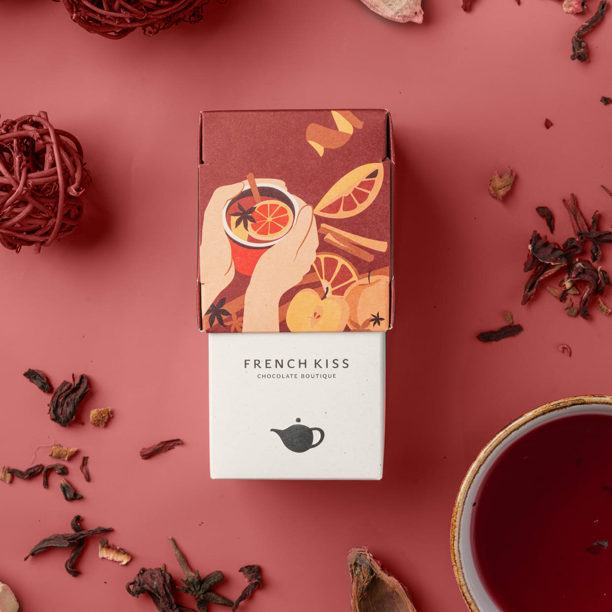 Пряный глинтвейн чайный напиток, FRENCH KISS