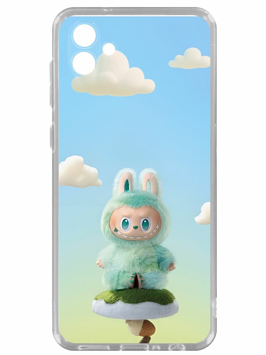Чехол-накладка Krutoff Clear Case Лабубу Спокойствие для Samsung Galaxy A04 (A045)