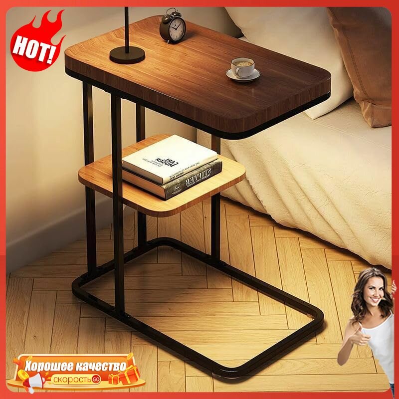 Прикроватный стол Nova Home Versailles, с беспроводной зарядкой, 70x50 см