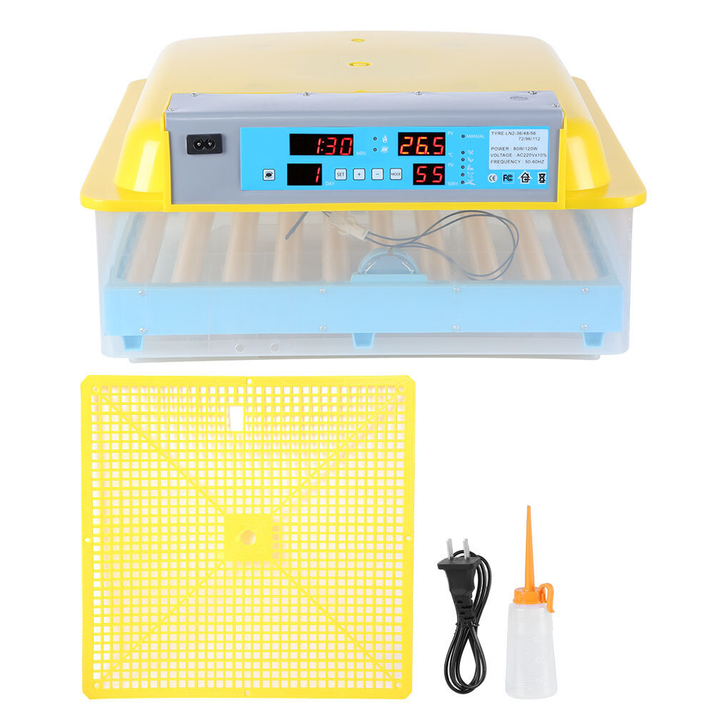 56 яиц, умный домашний инкубатор для кур, уток, полностью автоматический, интеллектуальный инкубатор с контролем температуры, вилка CN, 220 В