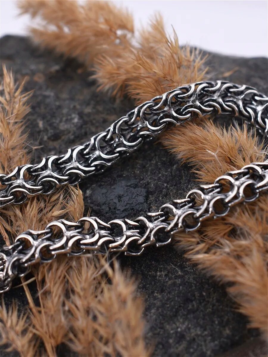 Браслет, серебро, 925 проба, оксидирование, чернение