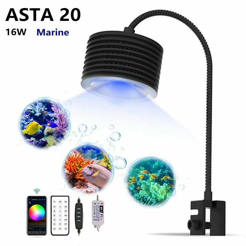 Lominie Светильник LED Aquarium Light Full Spectrum для аквариума с пресной/морской водой ASTA 20