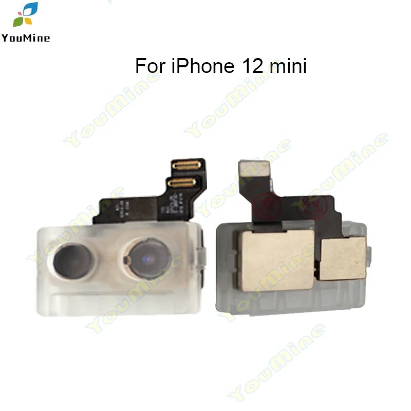Качественная задняя камера для iPhone 12 mini 13Pro 14 Pro Max Задняя камера для iphone 13 mini 14 Plus Задняя основная линза Гибкий кабель Камера For iPhone 12mini