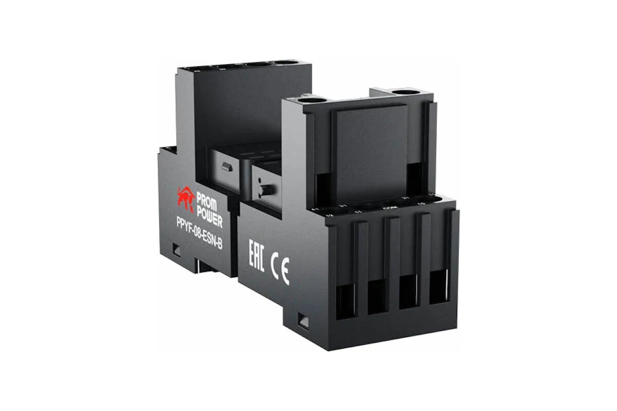 Prompower колодка для реле серии pmy2 с винтовыми клеммами PPYF08ESNB и PPYF-08-ESN-B