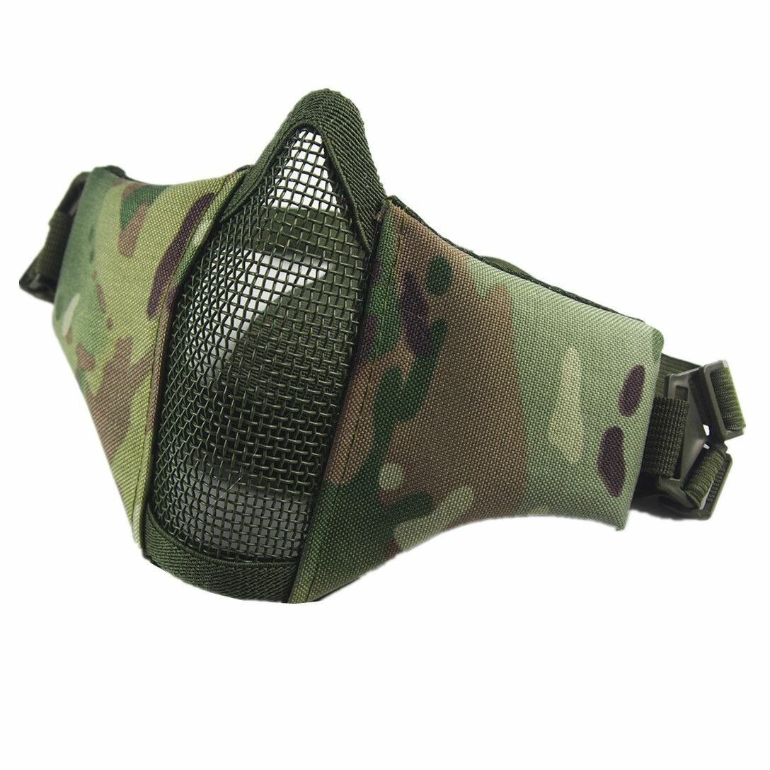 Маска для страйкбола из сетки и ткани, мультикам