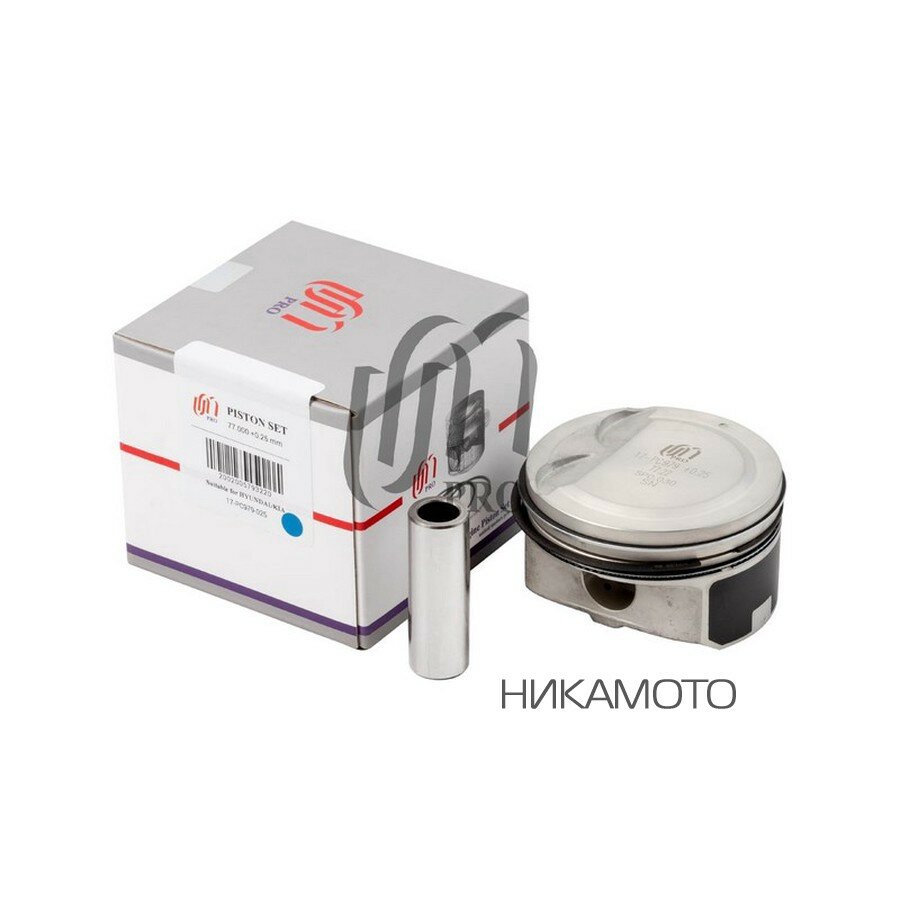 UMPRO 17PC979025 Поршнекомплект Hyundai/KIA 1.4L G4FA d77.0+0.25 mm UM