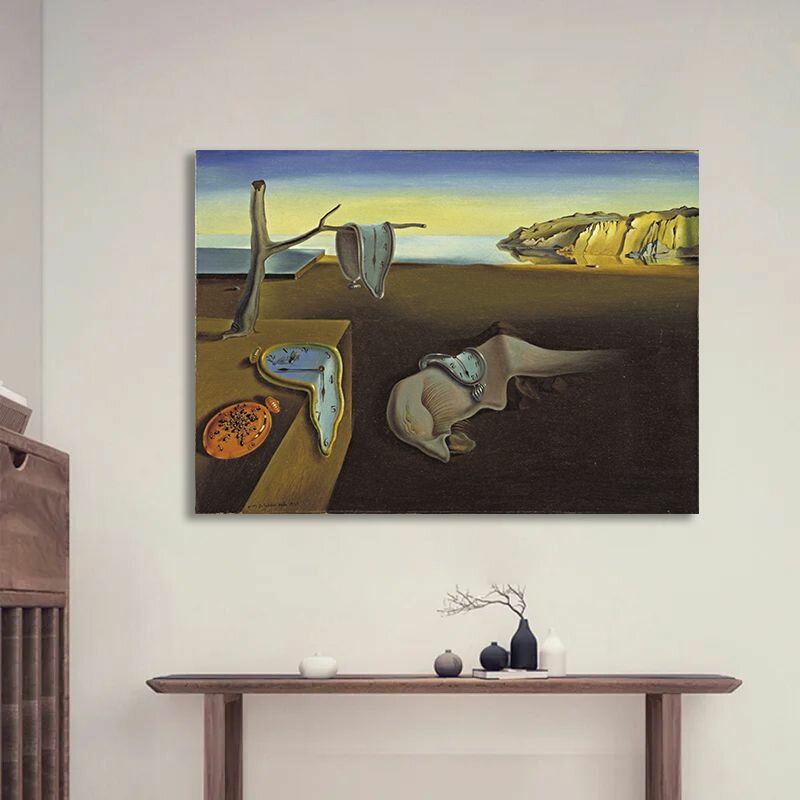 Картина "Сальвадор Дали "Постоянство памяти", поп-арт, 50x70см