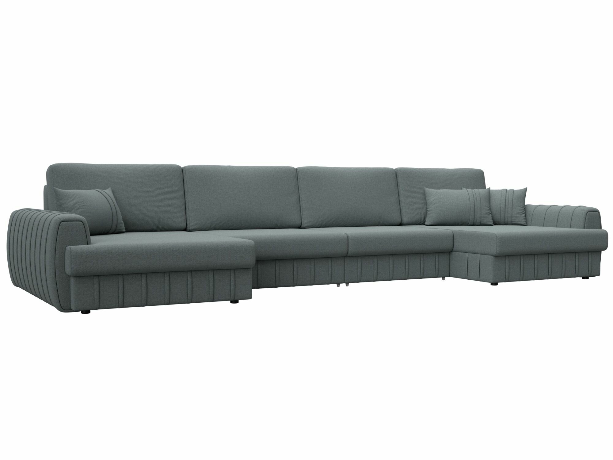 Диван П-образный Флоу НПБ Лонг, Рогожка