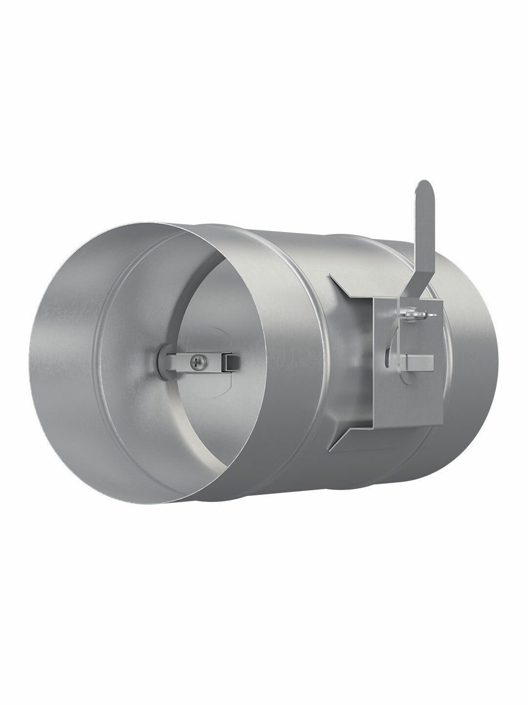 Дроссель-клапан TTV D125 оцинкованная сталь ERA PRO серебристый