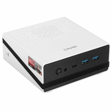 Мини-ПК CHUWI Ubox (1746526) белый - AMD Ryzen 5 6600H, ядра: 6 x 3,3 ГГц, 16 ГБ DDR5, AMD Radeon 660M, SSD 512 ГБ, Windows 11 Pro
