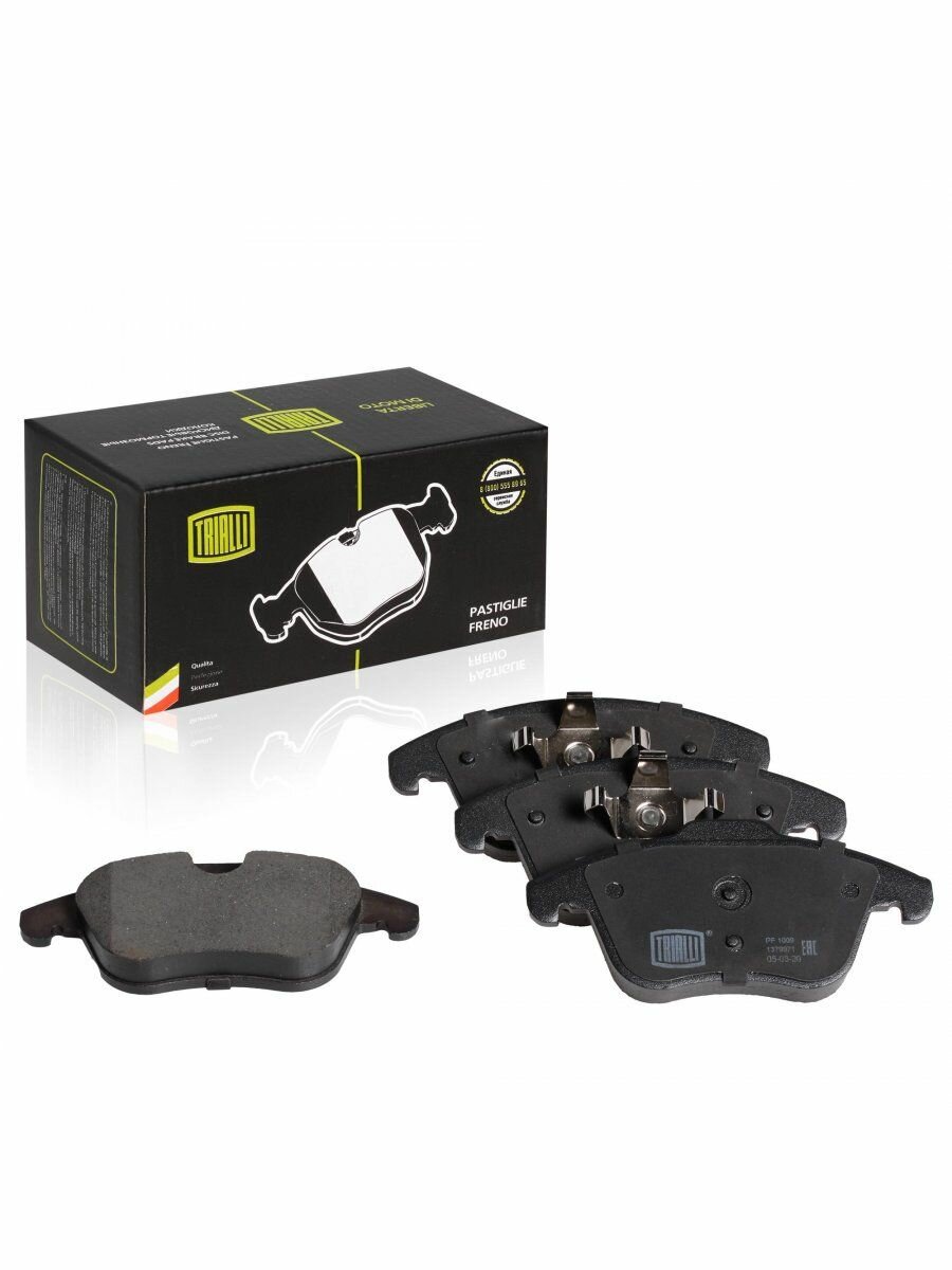 Колодки тормозные дисковые передние TRIALLI PF1009 для а/м FORD MONDEO, LAND ROVER FREELANDER 2, VOLVO S60