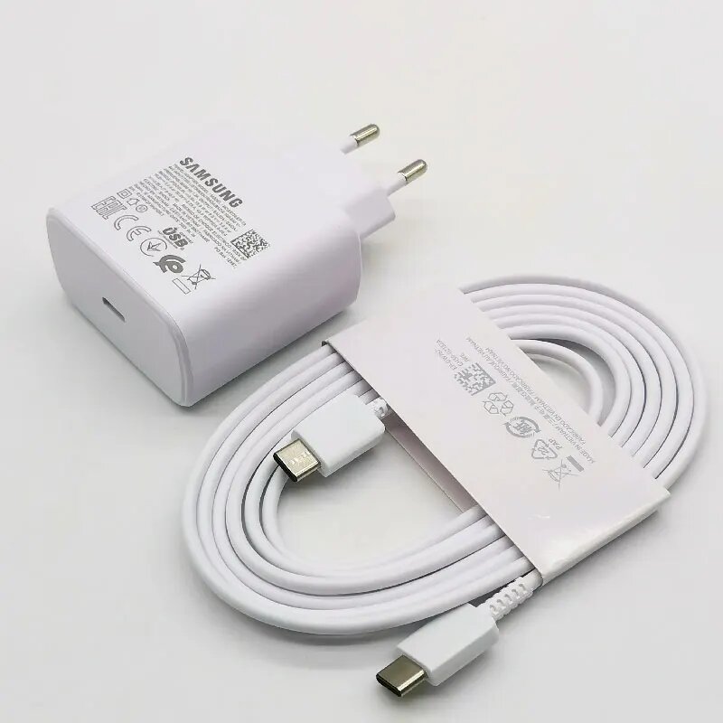 Samsung 45W адаптер зарядки Type-C с кабелем 1.8м