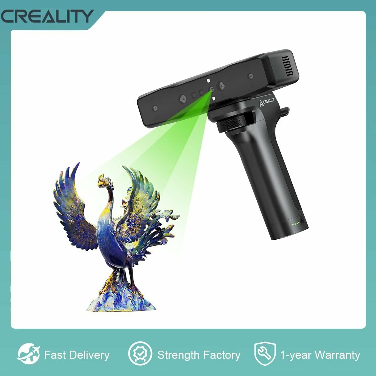 Creality 3D-сканер Otter CR-Scan Otter Lite Scan Bridge 0,05 мм Сверхвысокая точность