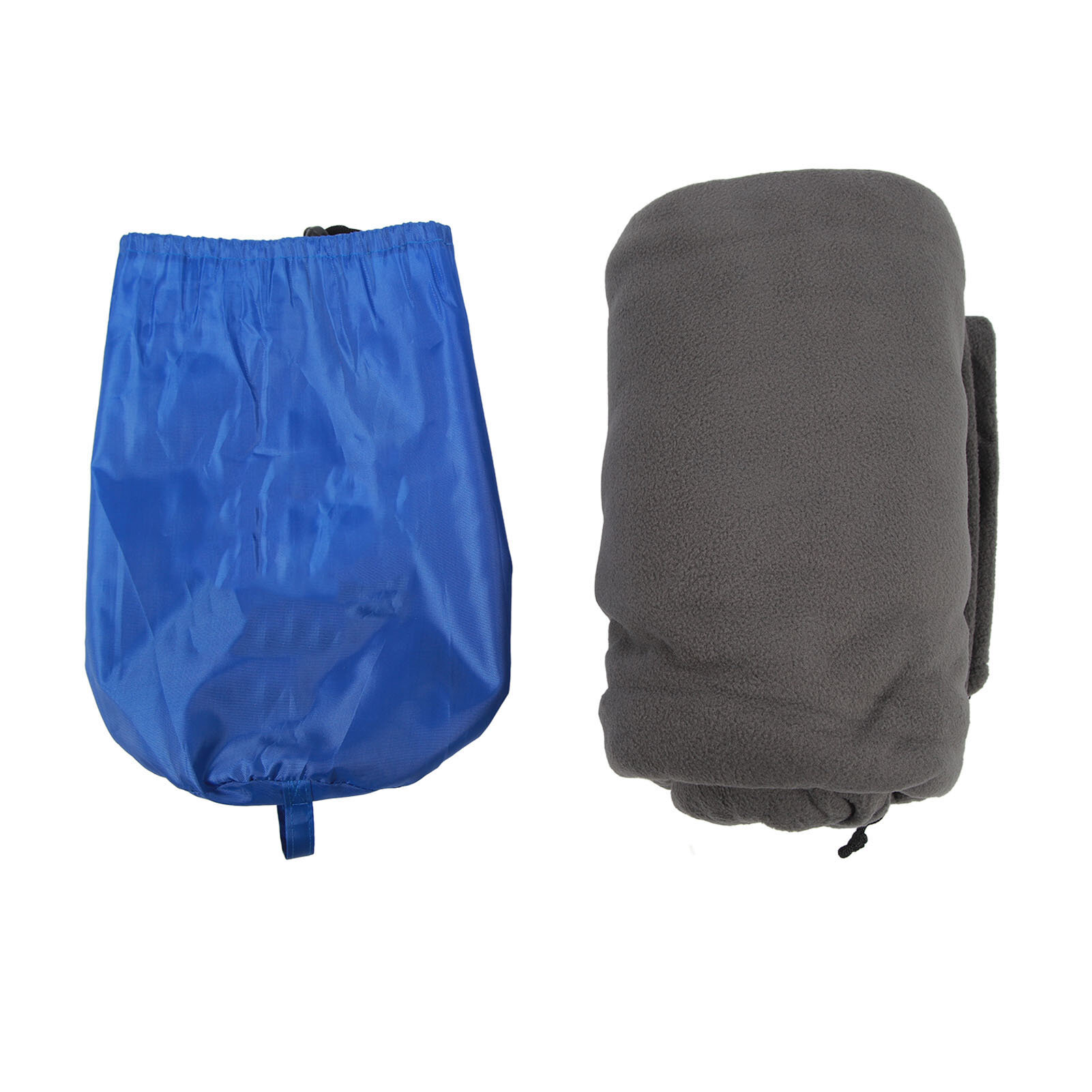 Флисовый Спальный Мешок Складной Спальный Вкладыш Портативный Флисовый Спальный Мешок На Молнии Вкладыши для Кемпинга Путешествия Серый