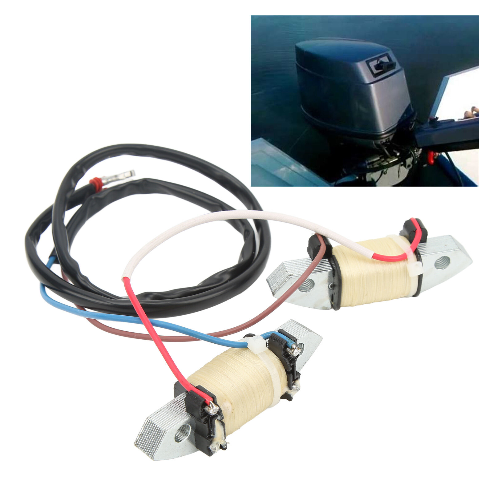 Катушка Заряда: Медная Конструкция Быстрая Установка Двигатель Наружный - Прочная Деталь Двухтактный Мотор For Подвесные Моторы 40 л. с. Enduro