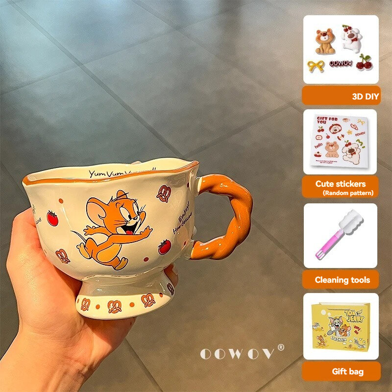 Кружка "Tom & Jerry", керамика, подарочная упаковка, 360мл, новейший