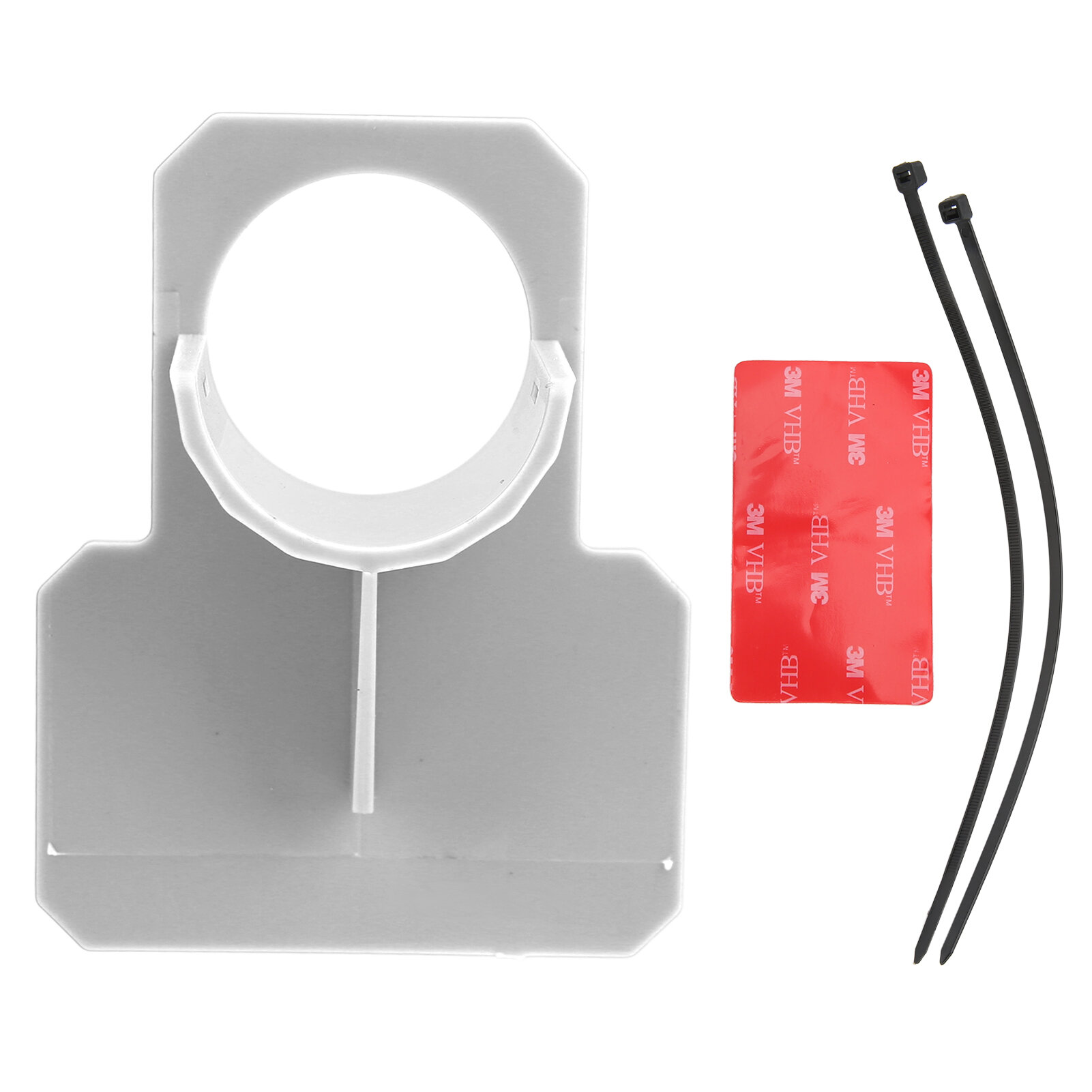 Комплект кронштейнов для крепления шлангов в бассейне из инженерного пластика, серый.