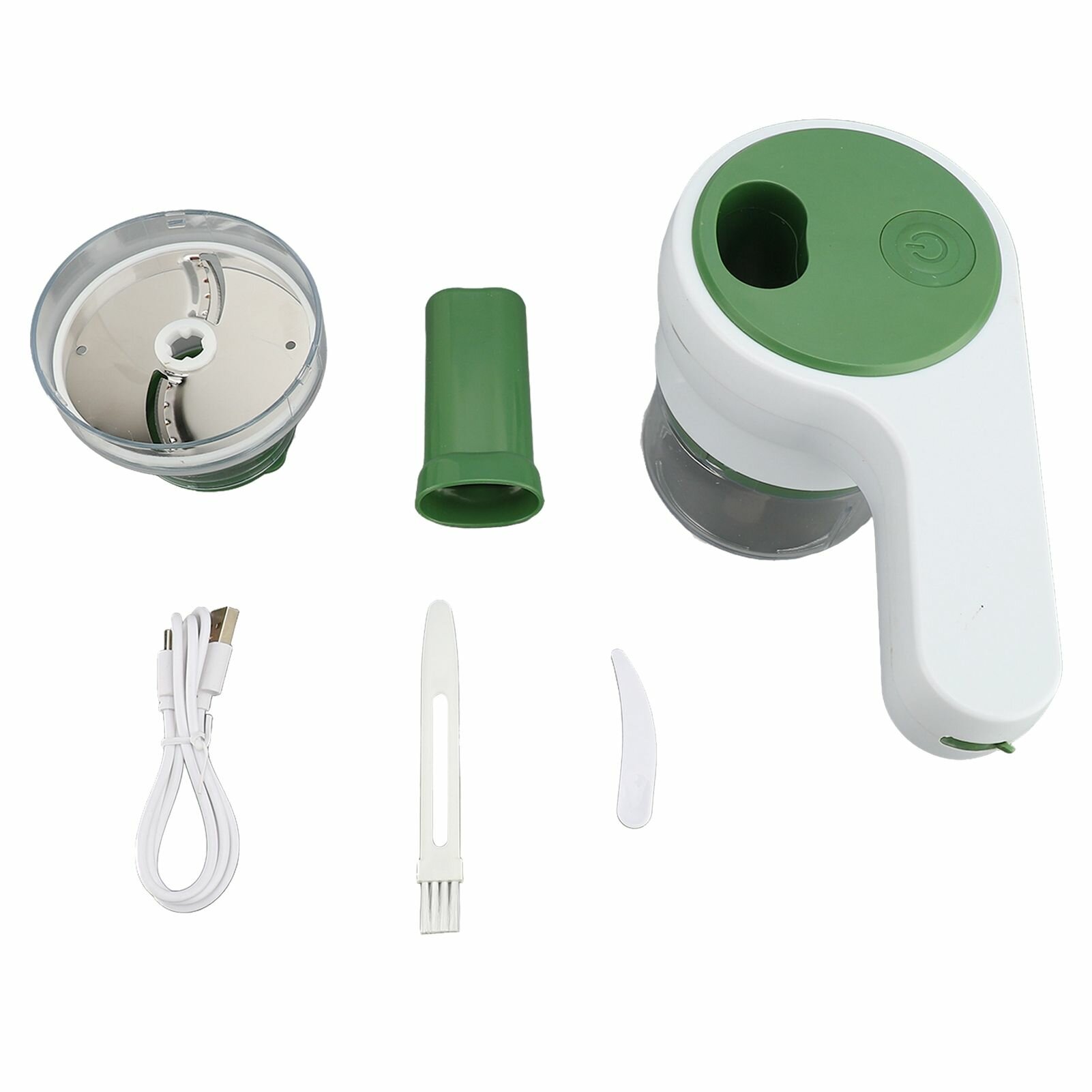 Электрический измельчитель чеснока 4 в 1 беспроводной для лука и мяса