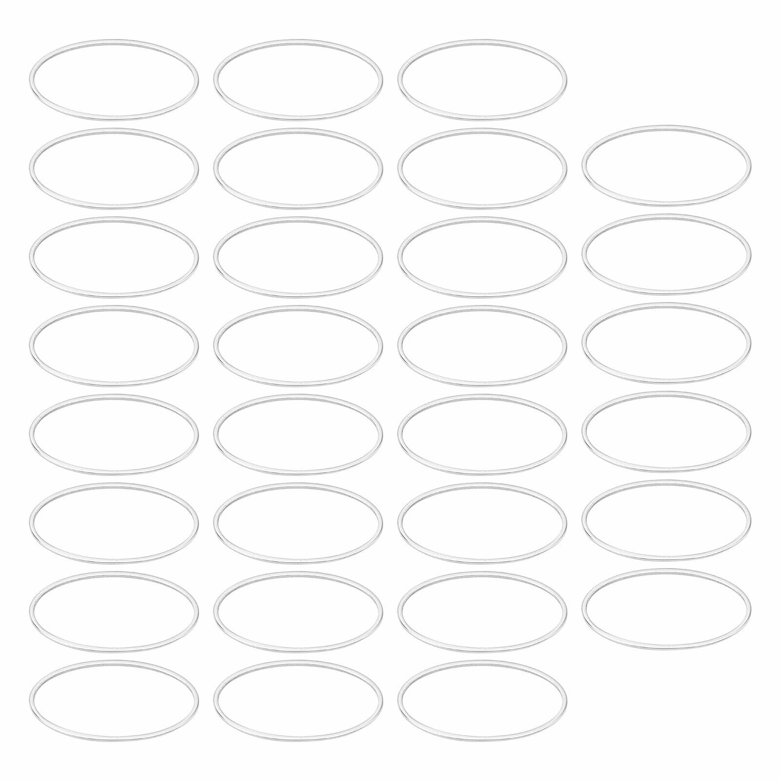 Открытые безели «сделай сам», полая рамка, кулон, безели из смолы, принадлежности для изготовления ювелирных изделий, аксессуары, овальная форма, 30 шт, L