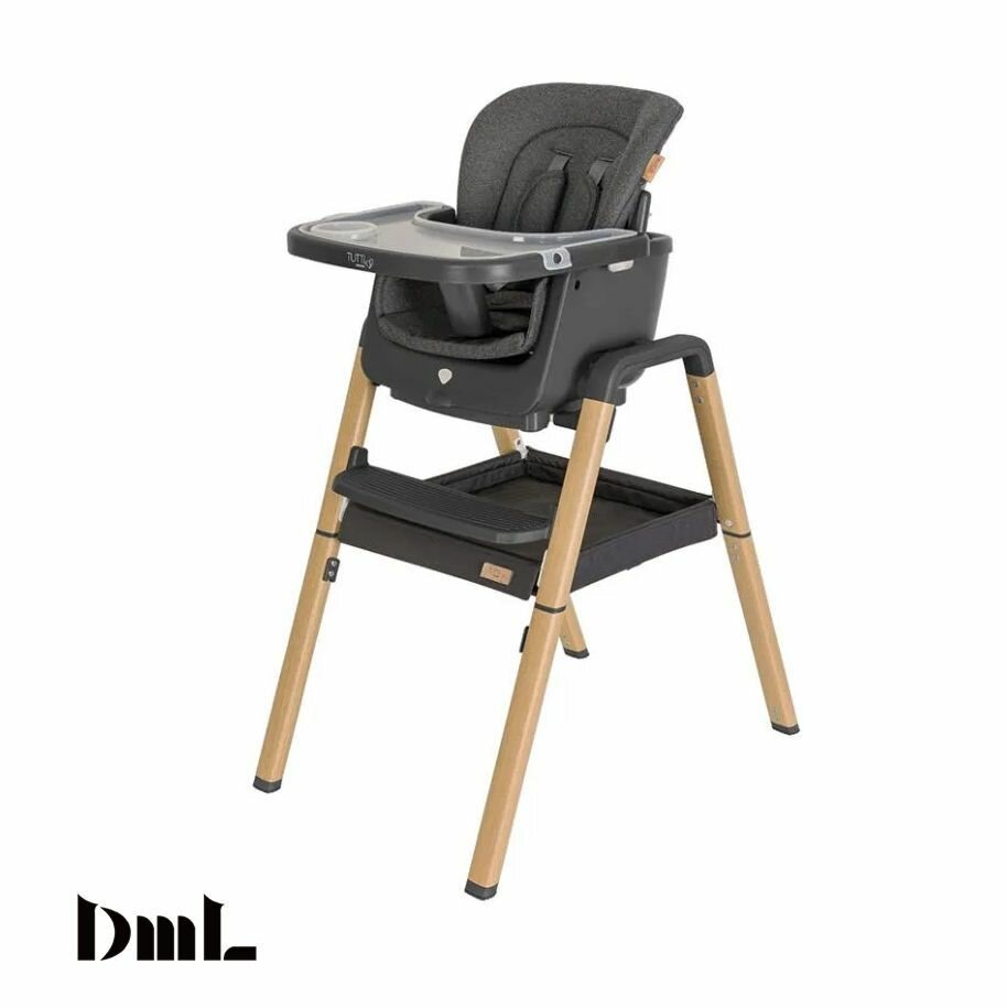 Стул Tutti Bambini для кормления High chair NOVA Complete Grey/Oak 611010/3590B
