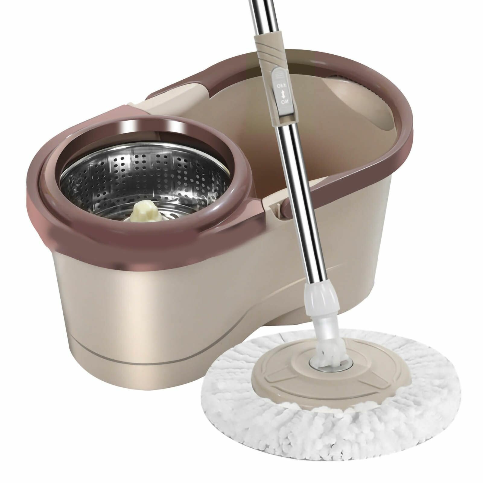 Набор ведер Easy Mop с отжимом, для влажной и сухой уборки, швабра Easy Wring для уборки пола в домашнем офисе, прочный пластик