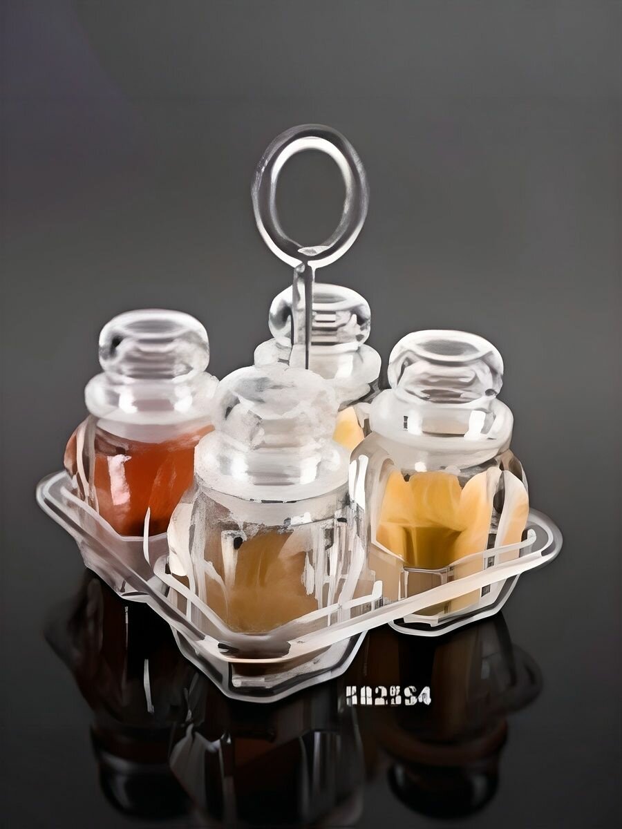 Крышка cruet кухонная бутылка приправ набор банок для специй