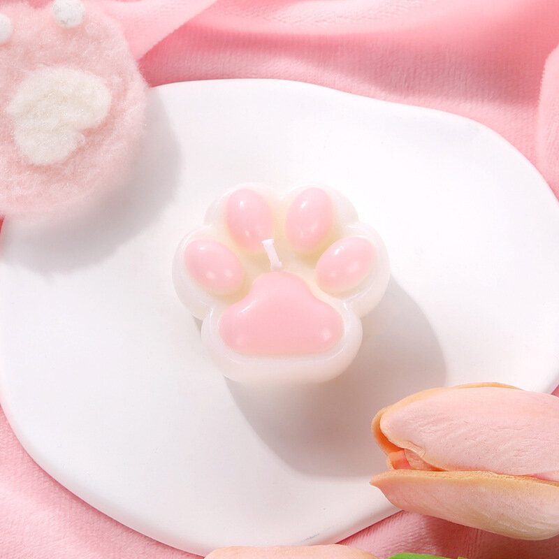 Сексуальный SM милый кошачий коготь свеча соевый воск капает женский тренировочный реквизит кровать один кусок