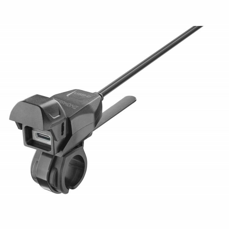 Розетка на руль мотоцикла DC 5V - 2A Interphone HANDLEBAR USB TYPE C