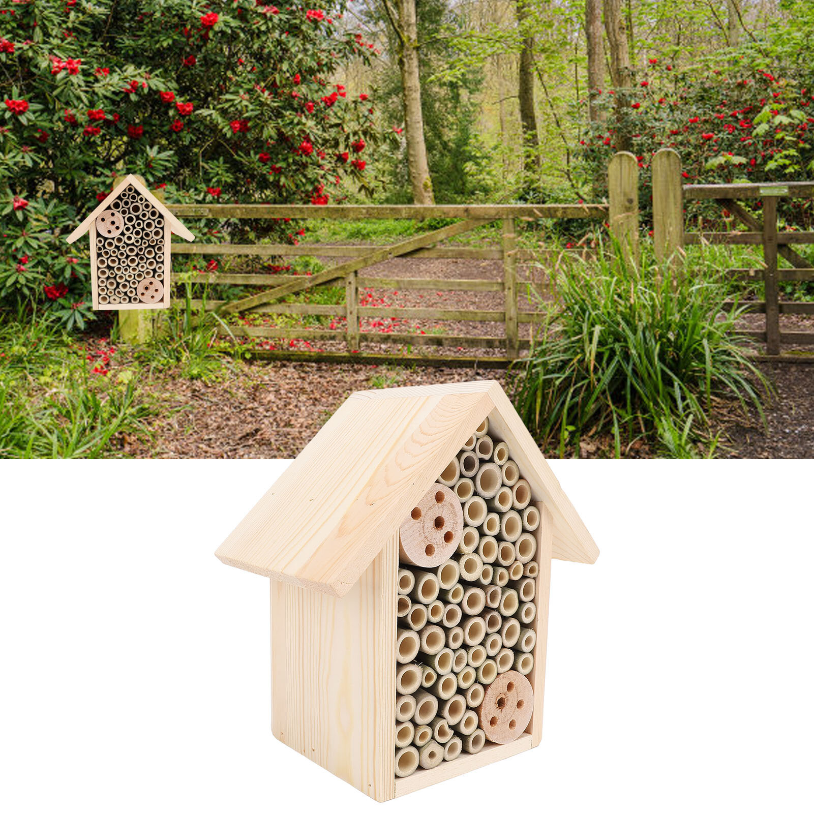 Деревянный домик-улей для пчел, безвредный, экологичный, для сада