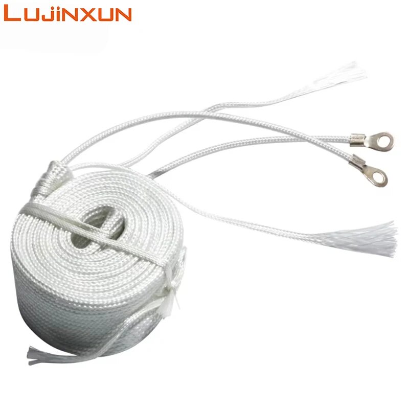 LUJINXUN Электрический нагревательный пояс из стекловолокна 30 мм 1M 100W