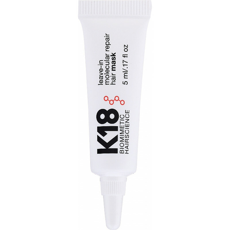 Несмываемая восстанавливающая маска для волос МИНИ-ФОРМАТ K18 leave-in molecular repair hair mask 5ml