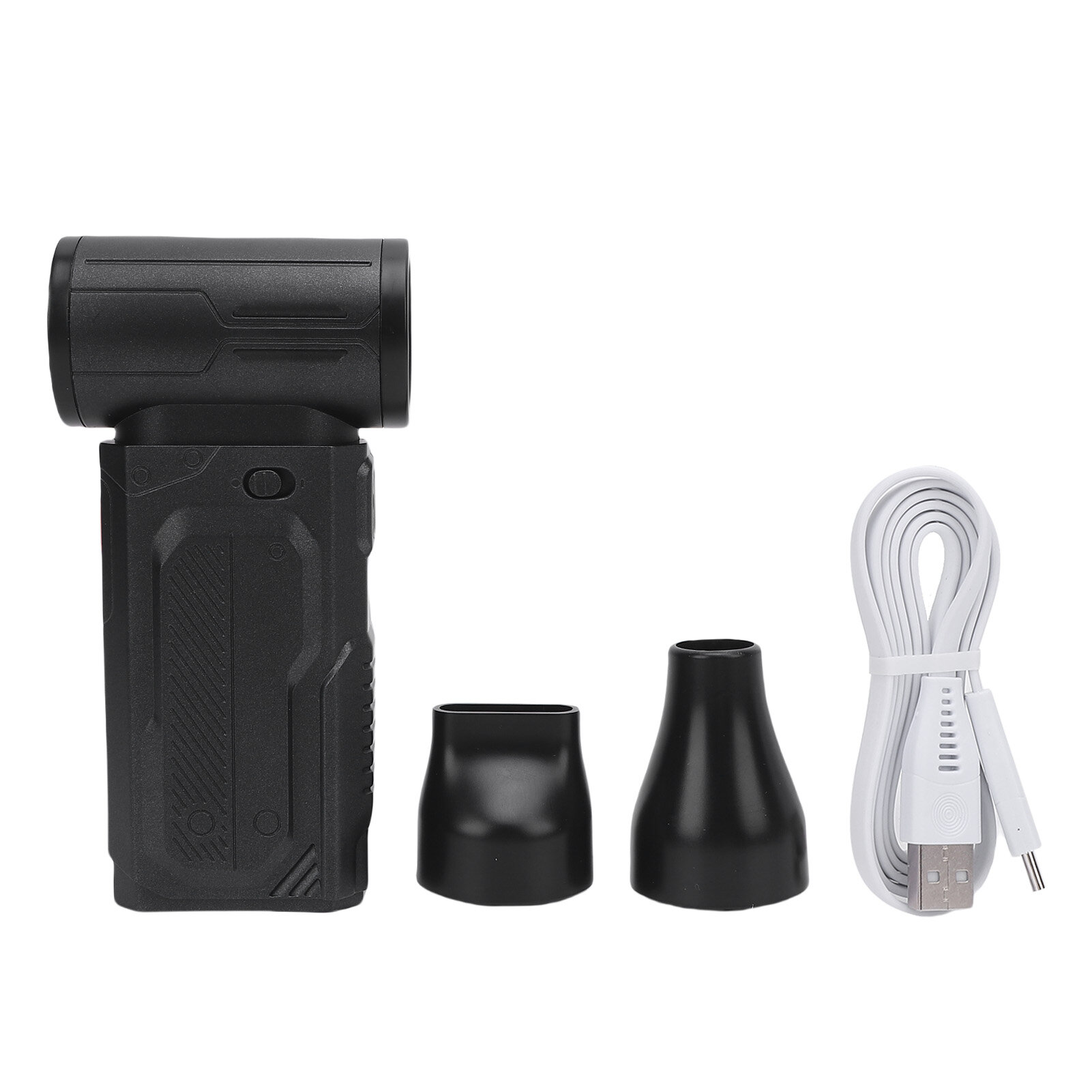 Вентилятор с турбонаддувом, 130000 об/мин, ручной турбинный вентилятор, струйный вентилятор для пляжа, путешествий, пикника, кемпинга, 124x63x35 мм, черный