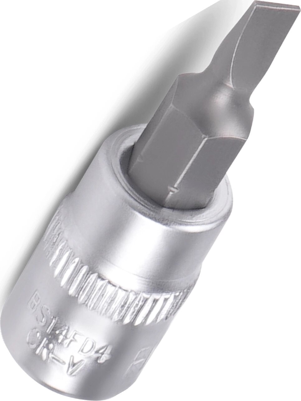 Головка со вставкой 1/4' шлиц (SL4, L=38 мм) AVS BS14FD4